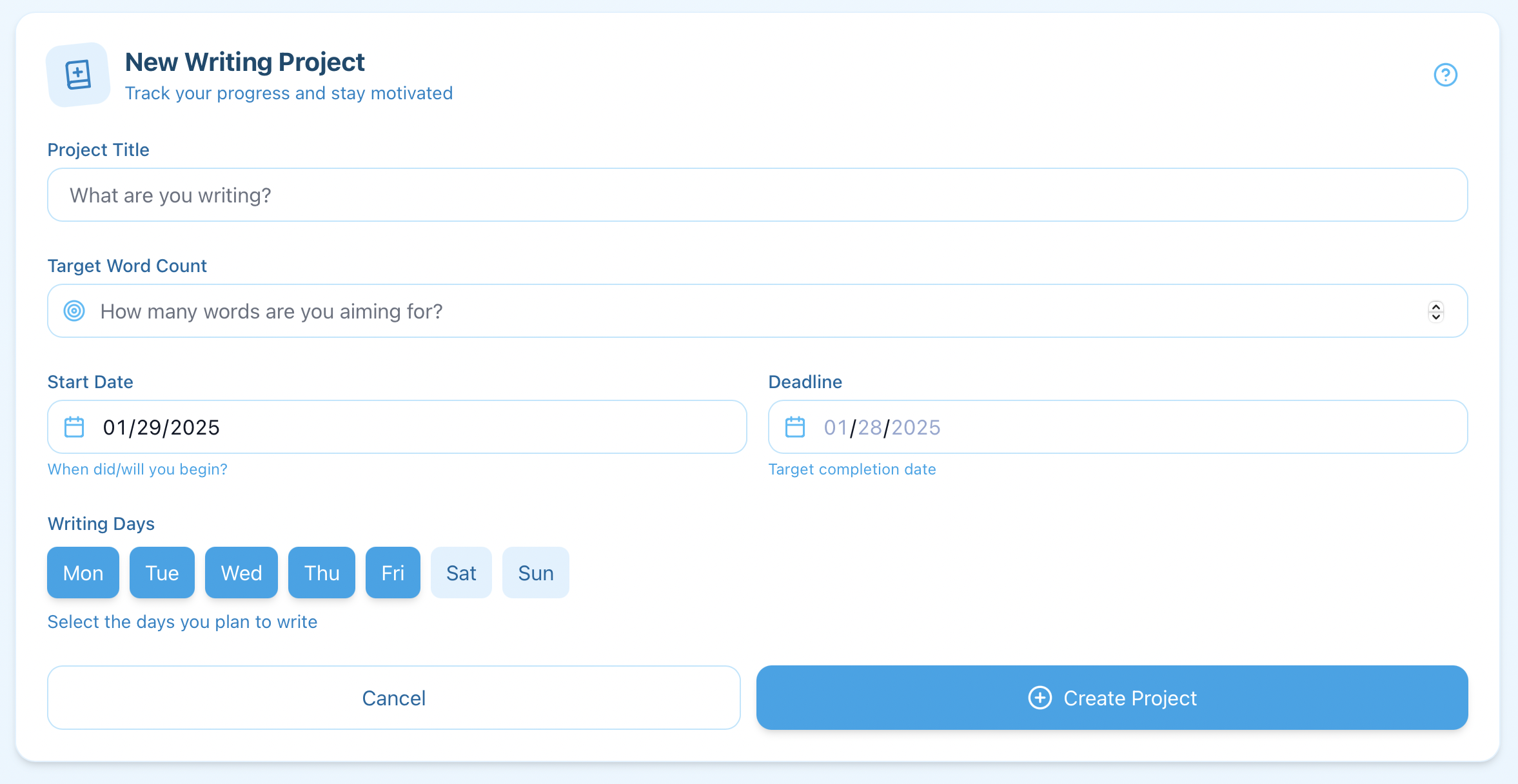 worded.me | Track Your Writing Progress
